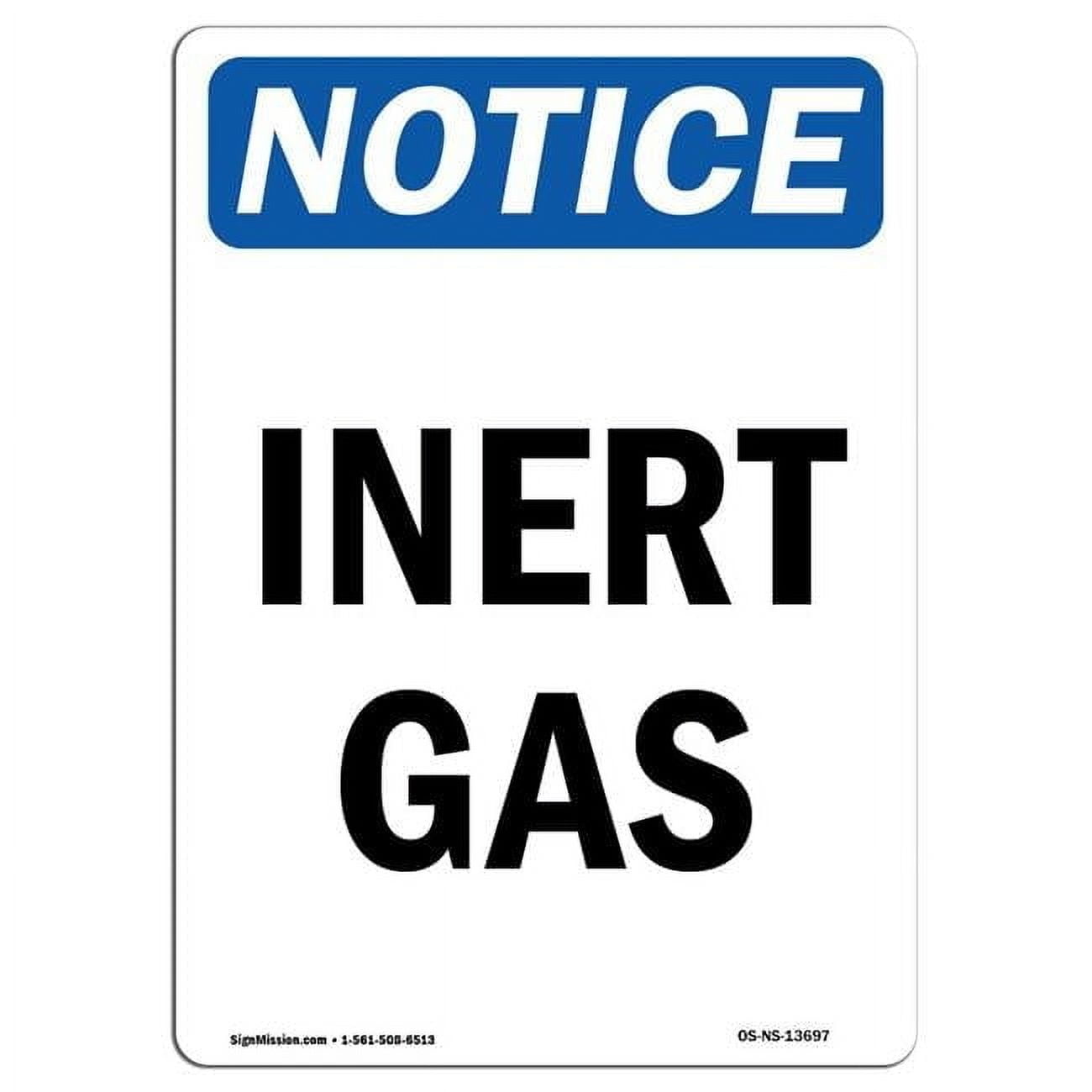 10 x 14 in. OSHA Notice Sign - Inert Gas - Walmart.com