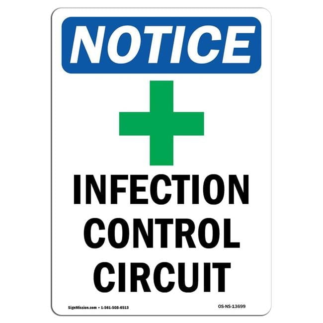 10 x 14 in. OSHA Notice Sign - Infection Control Kit - Walmart.com