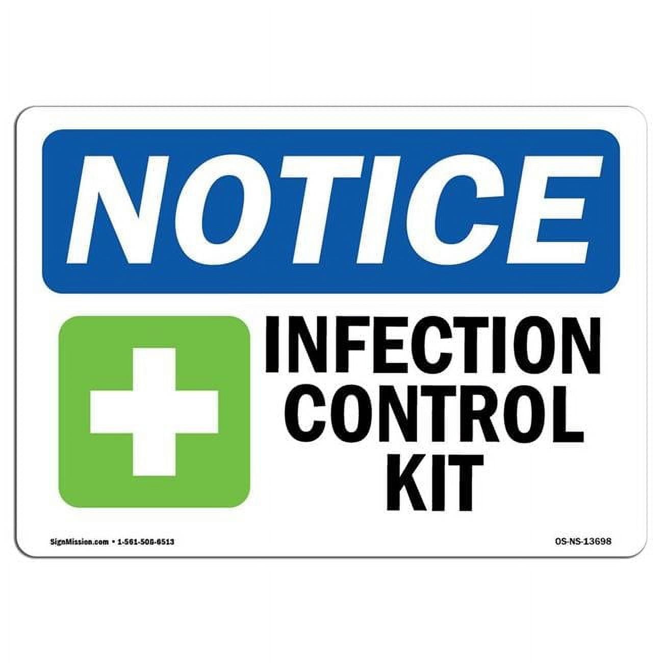 10 x 14 in. OSHA Notice Sign - Infection Control Kit - Walmart.com