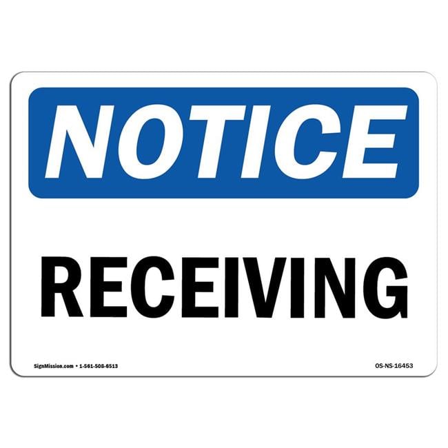 10 x 14 in. OSHA Notice Sign - Notice Receiving - Walmart.com