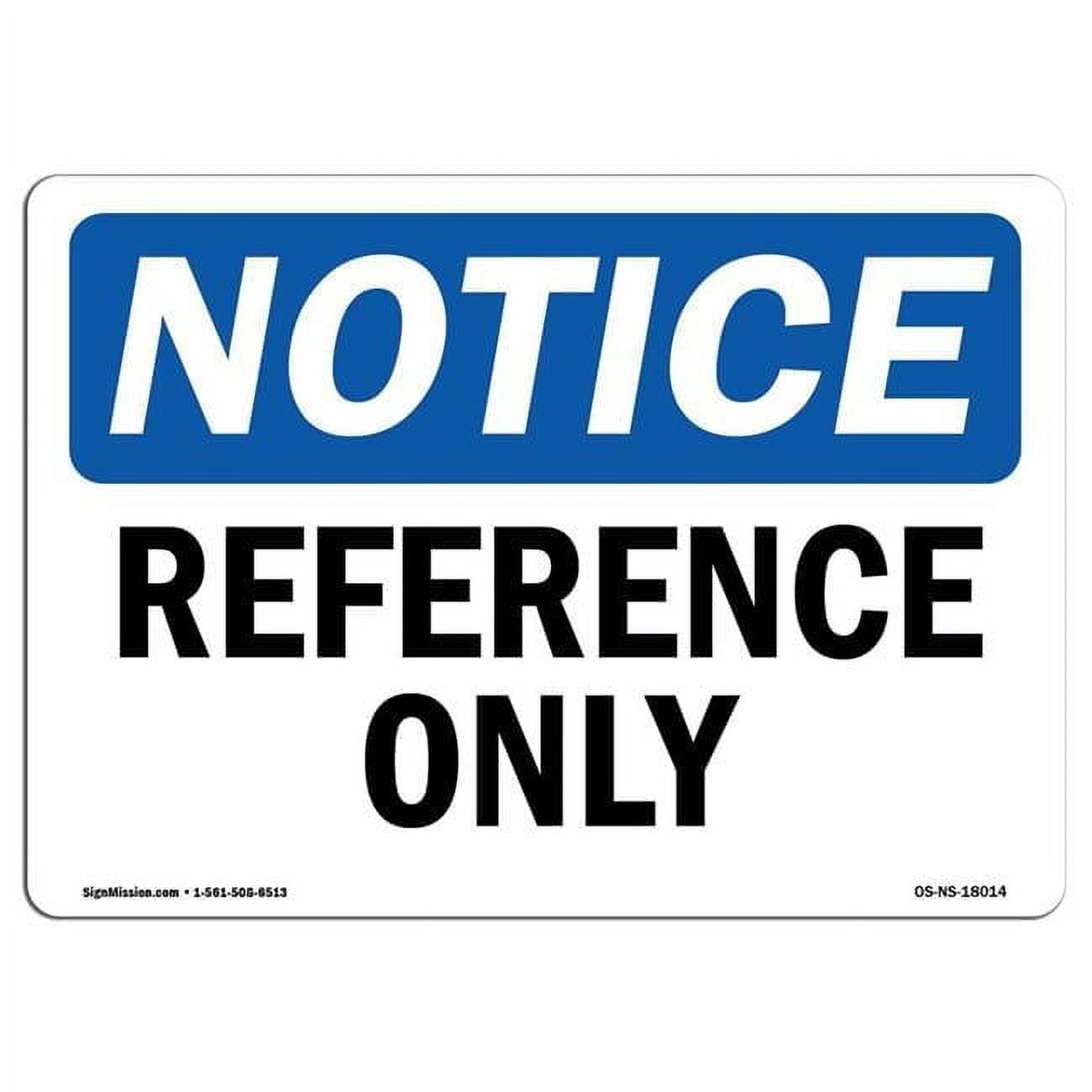 10 x 14 in. OSHA Notice Sign - Reference Only - Walmart.com
