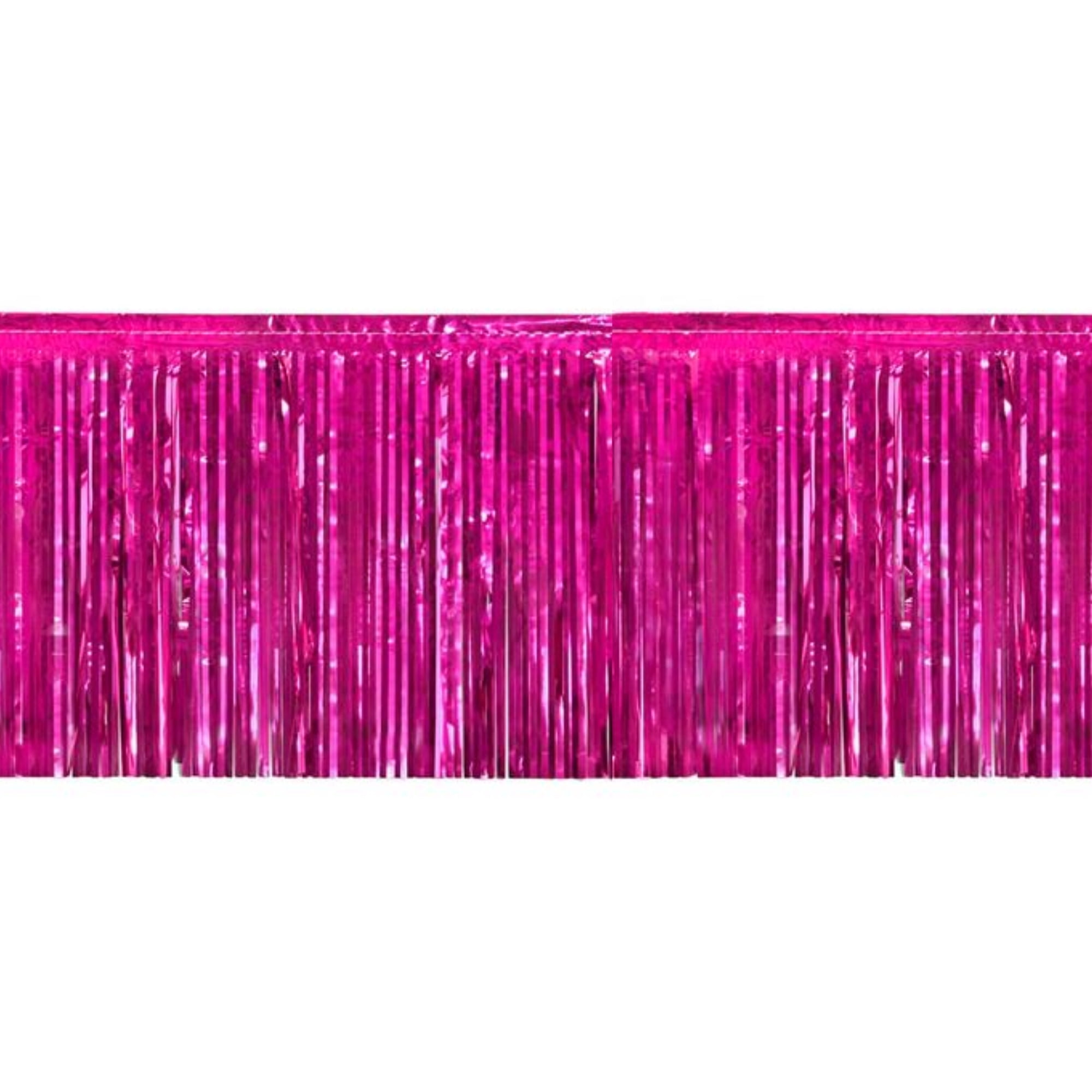 10' x 15"Hot Pink Fringe (Each) - Walmart.com