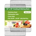 10 x 15 Inch Stainless Steel Cooling Rack for Cooking & Baking - Heavy ...