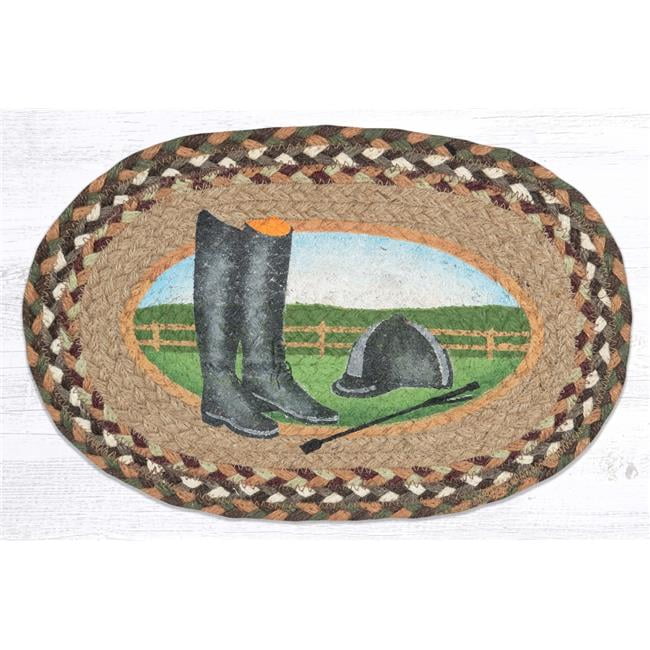 10 x 15 in. MSP-657 Hat & Boot Printed Oval Swatch - Walmart.com