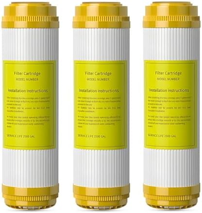 10" x 2.5" Cation Resin Water Softener Cartridge, Replacement filter ...