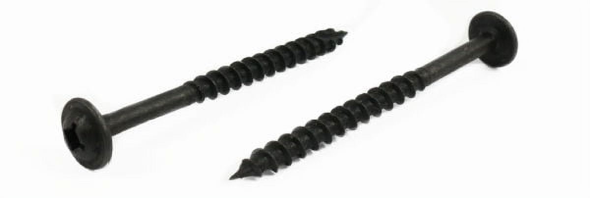 #10 x 2" Deep Thread Wood Screws / Combo (Square / Phillips) / Round ...