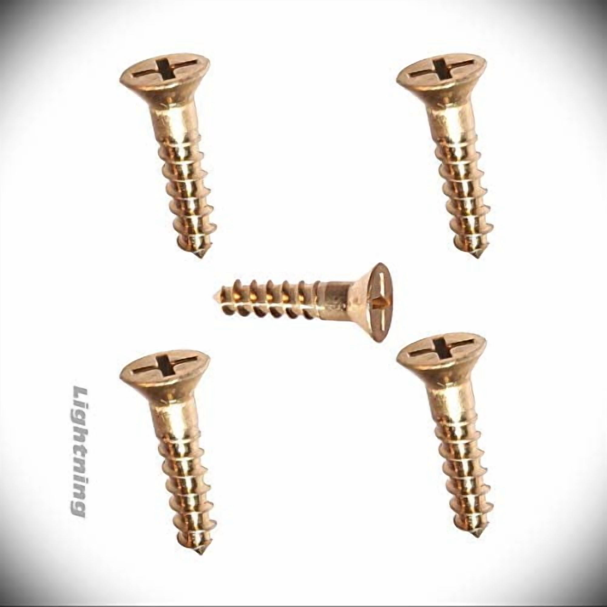 #10 x 2" Size Silicon Bronze Wood Screws, Flat Head, Frearson Drive Set ...