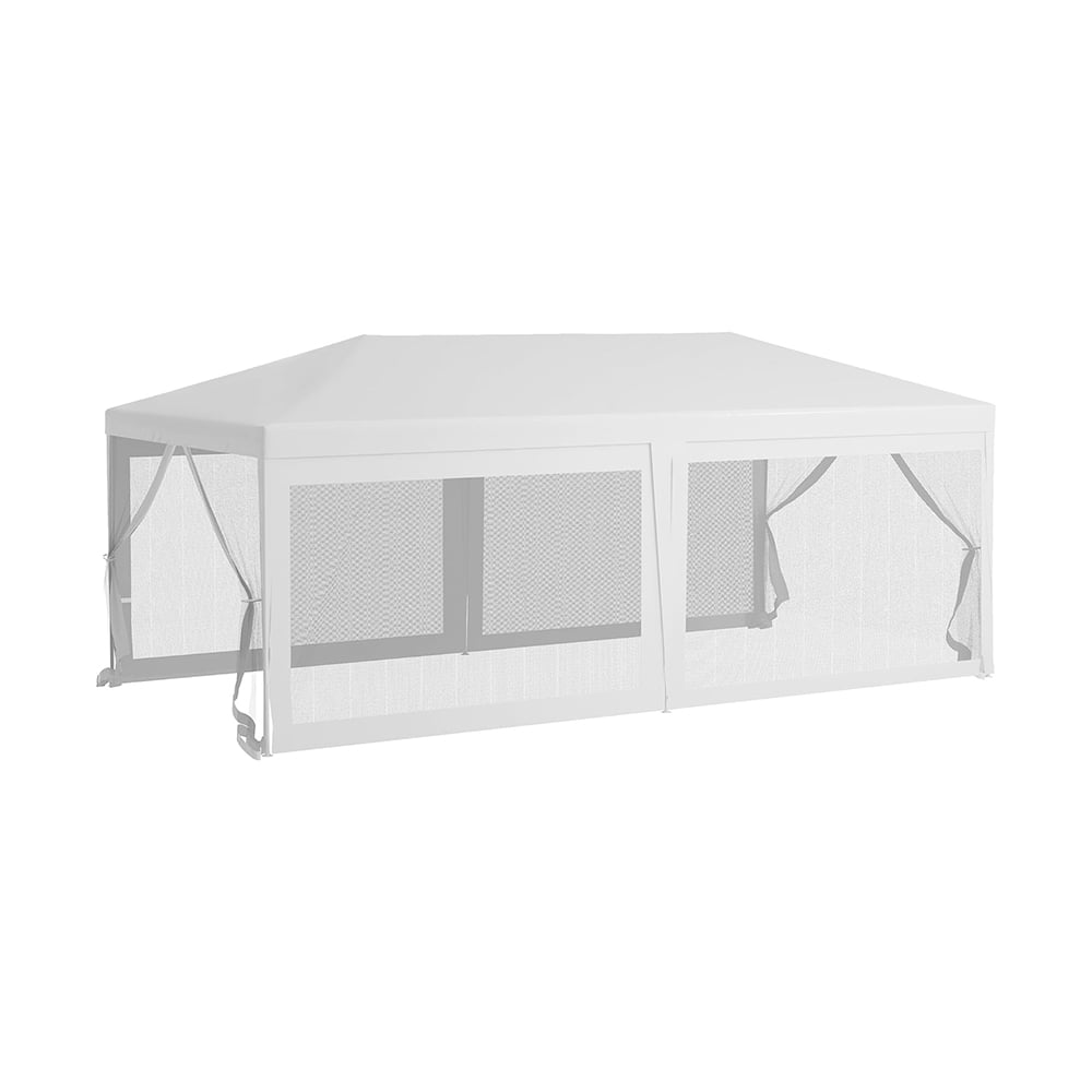 10' x 20' Canopy Tent Gazebo with 4 Removable Mesh Side Walls for ...