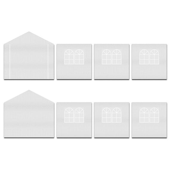 10 x 20-Feet Carport Replacement Top Canopy Side Wall for Tent Top ...