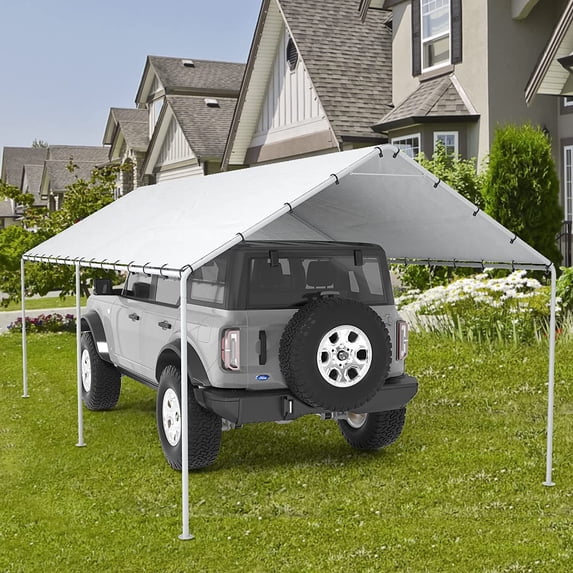 10 x 20 Ft Carport Replacement Canopy Cover Garage Top Tent Shelter ...