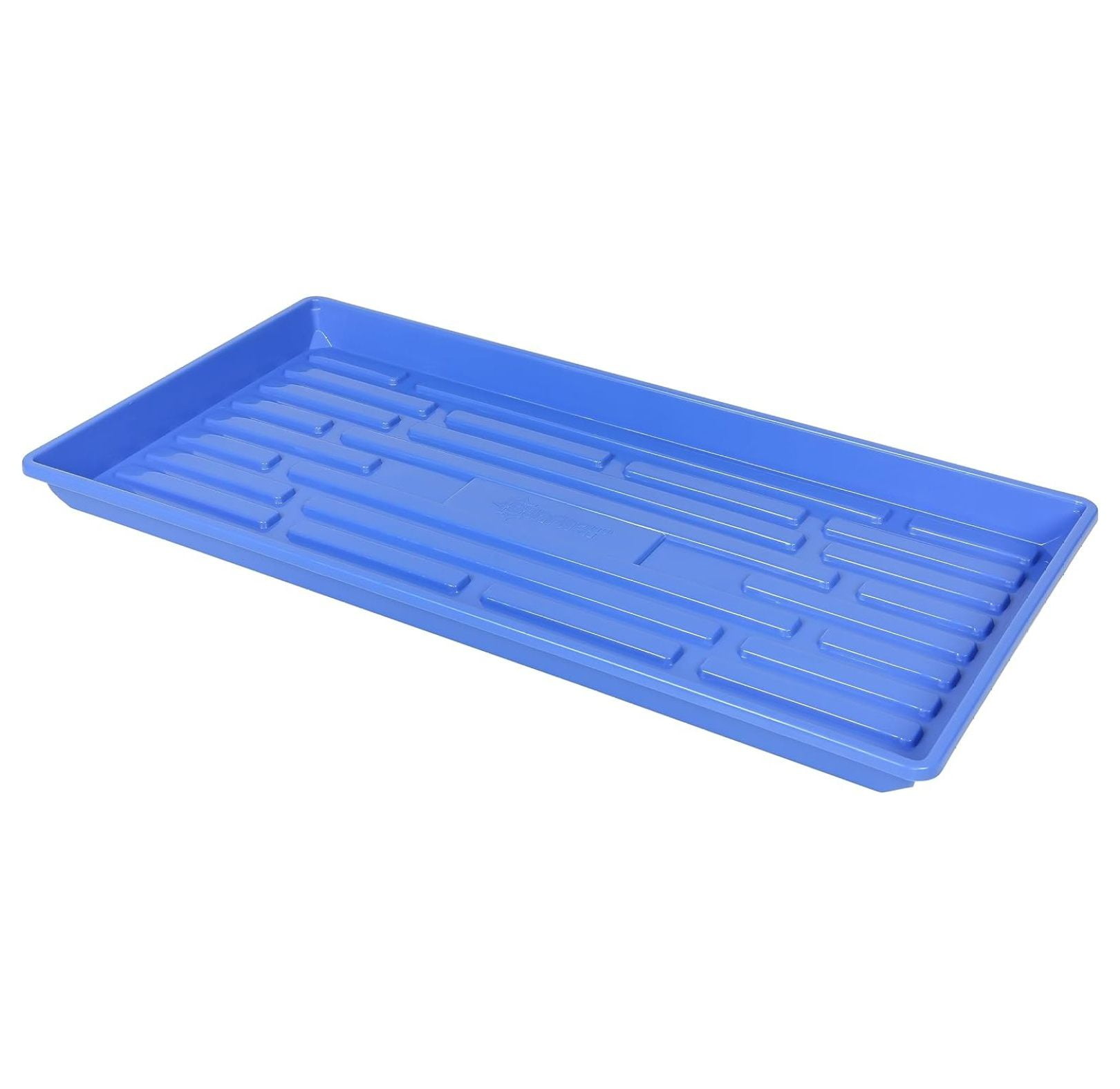 10” x 20” Heavy Duty Shallow Plastic Seed Starting Tray, Blue, 1" - No ...