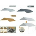10 x 20 ft Carport Replacement Top Canopy Cover for Car Garage Shelter ...