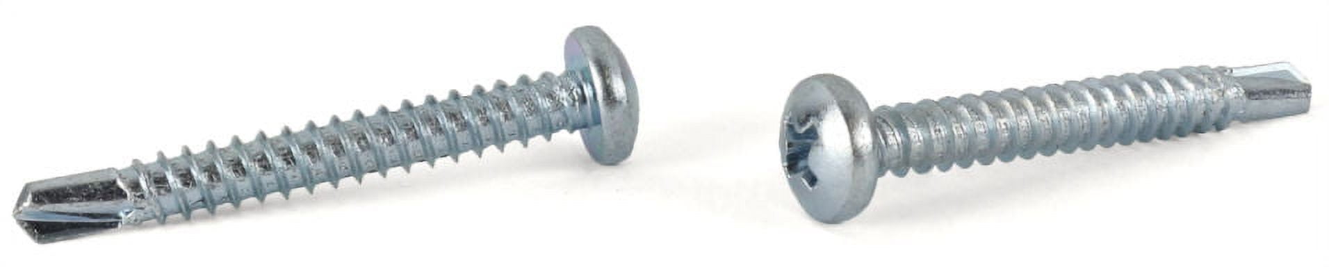 #10 x 3/4" Self-Drilling Screws / Phillips / Pan Head / Steel / High ...