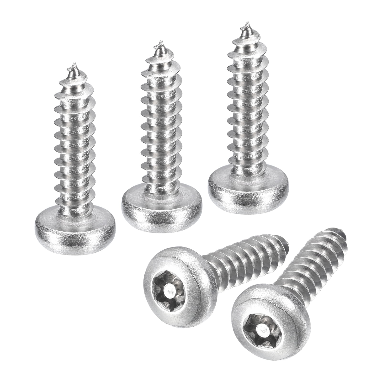 #10 x 3/4" Torx Security Screws, 10Pack Button Head, Self Tapping ...