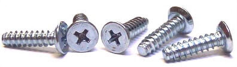 #10 x 3/4" Type B Self-Tapping Screws / Phillips / Flat Undercut Head ...