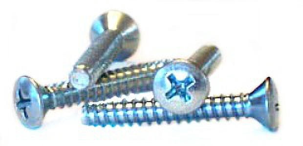 #10 x 3/4" Type B Self-Tapping Screws / Phillips / Oval Head / Steel ...