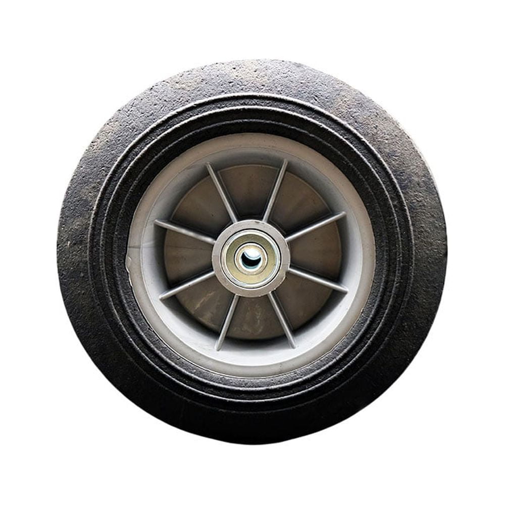 10" x 3" Flat Free Hand Truck Dolly Wheel Only w/2.25" Centered Hub ...