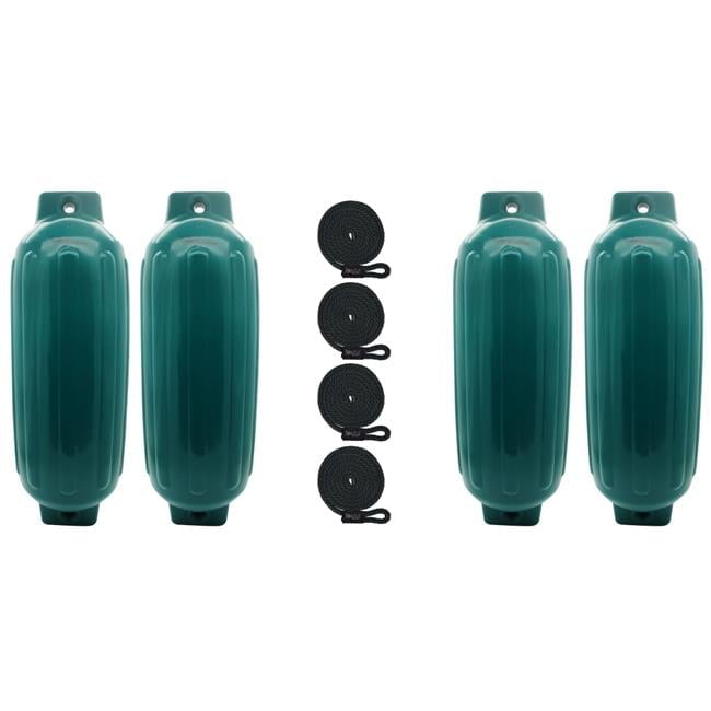 10 x 30 in. BoatTector Inflatable Fender, Teal - Pack of 4 - Walmart.com