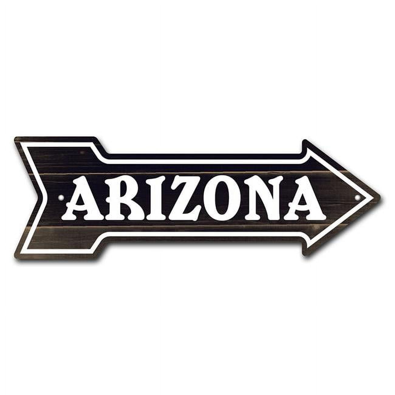 10 x 30 in. Wide Arizona 2 Arrow Sign - Walmart.com