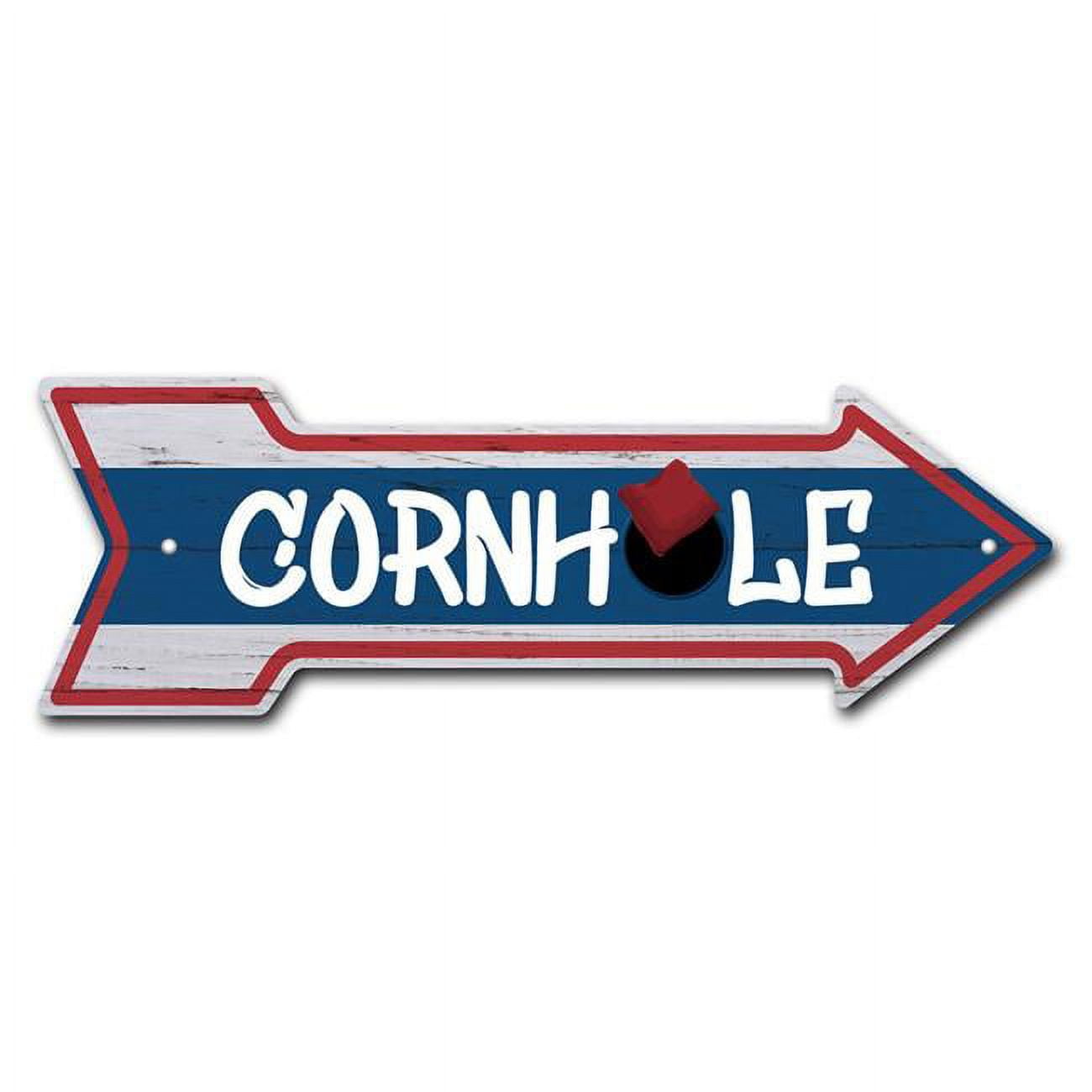 10 x 30 in. Wide Cornhole Arrow Sign - Walmart.com