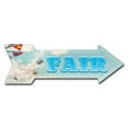 10 x 30 in. Wide Fair Arrow Sign - Walmart.com