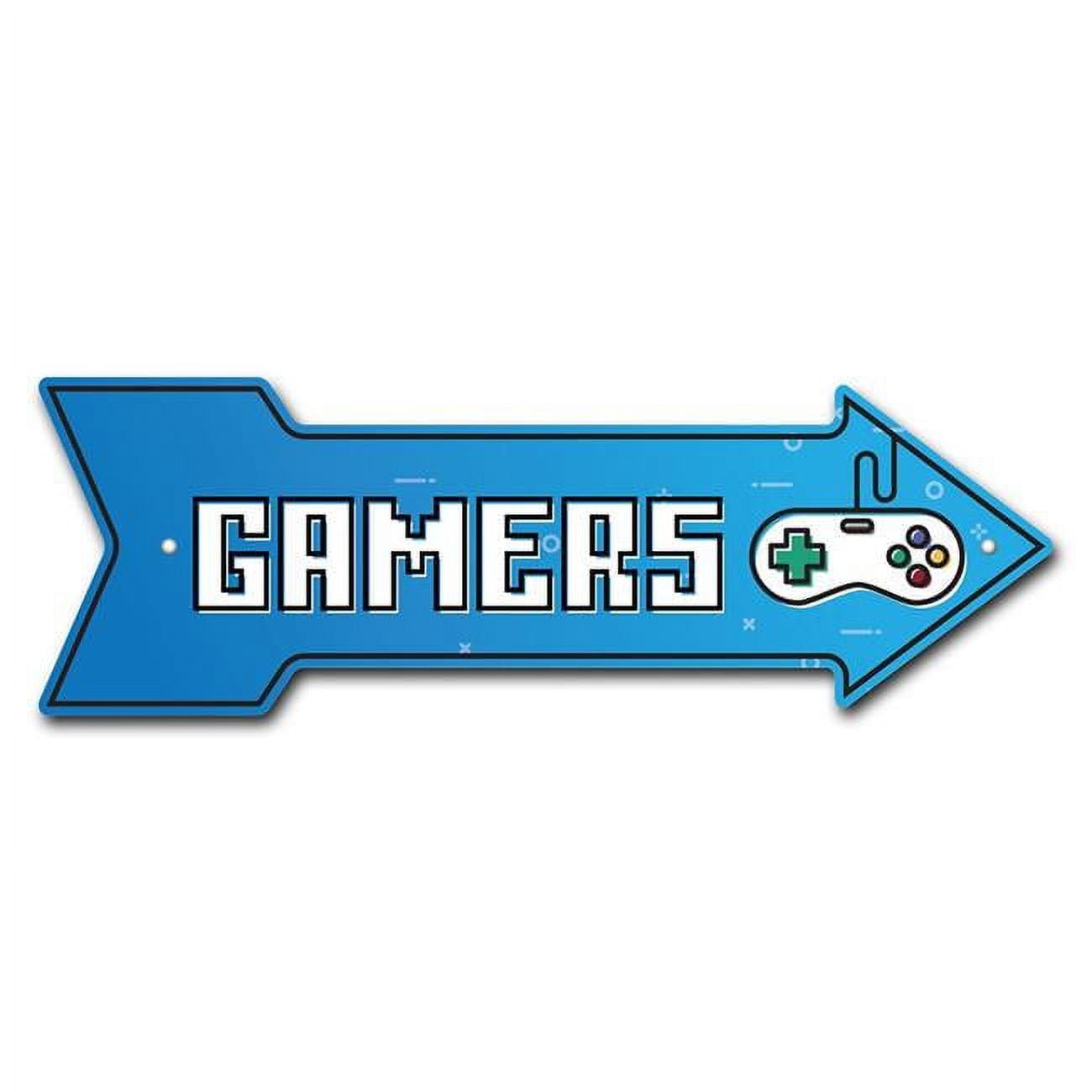 10 x 30 in. Wide Gamers Arrow Sign - Walmart.com