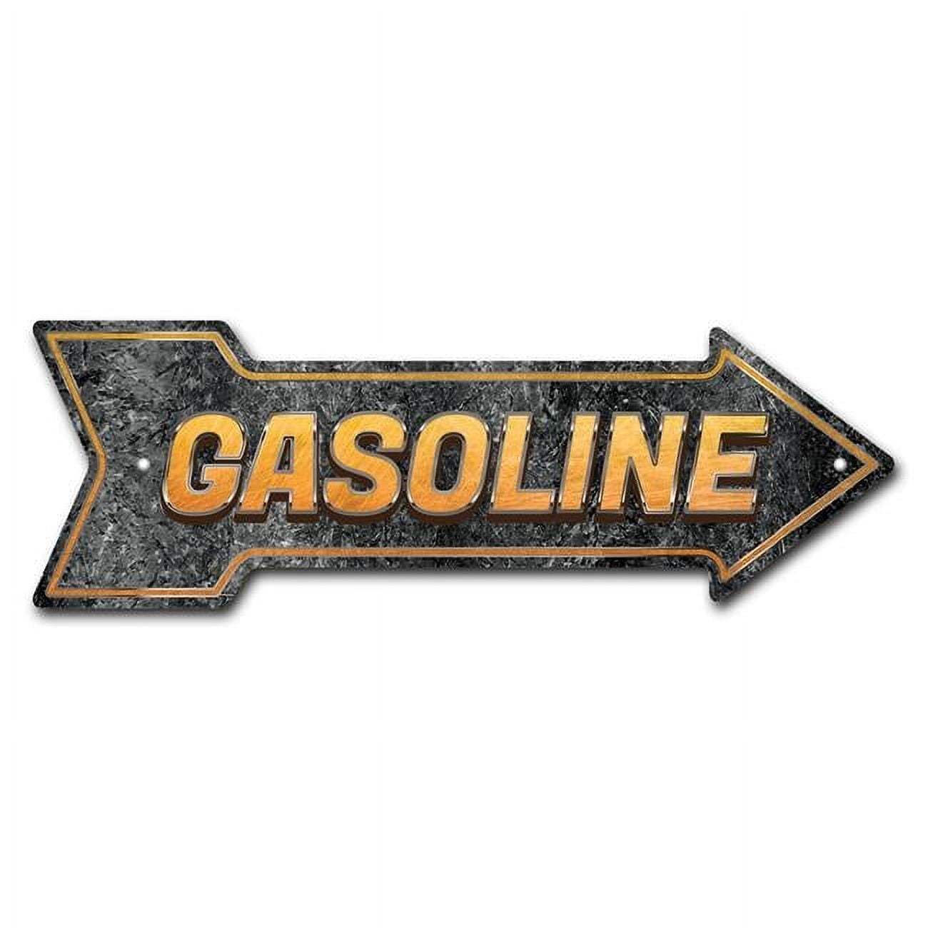 10 x 30 in. Wide Gasoline Arrow Sign - Walmart.com