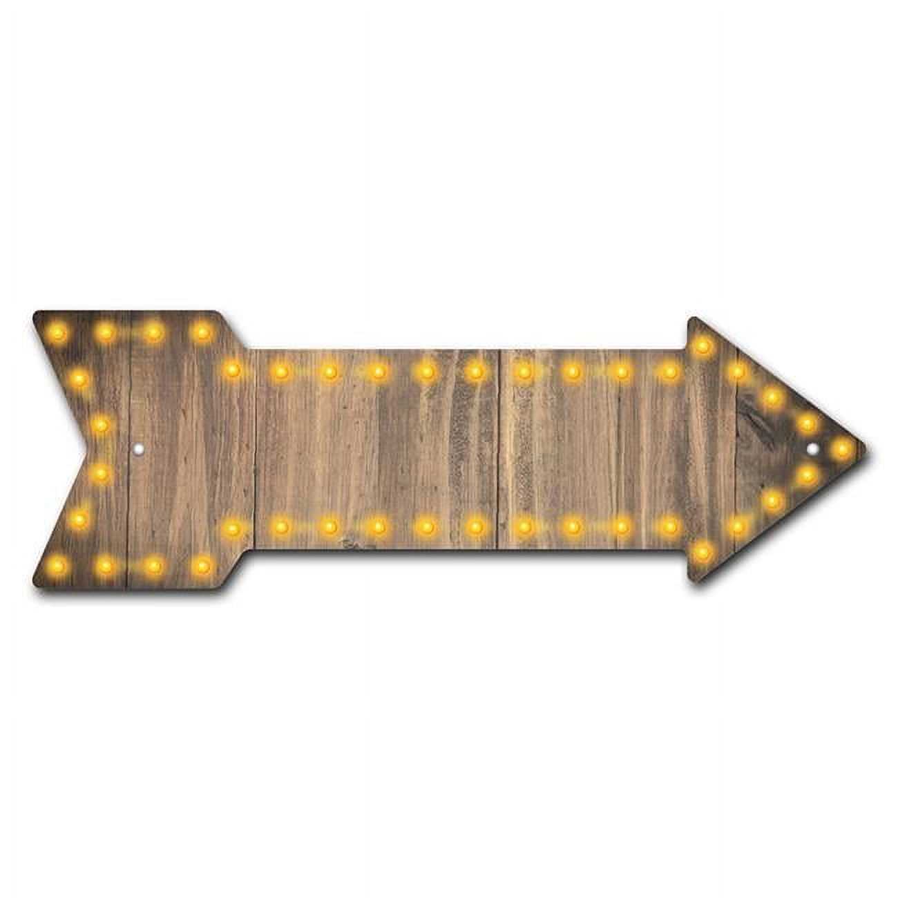 10 x 30 in. Wide Spotlight Arrow Arrow Sign - Walmart.com