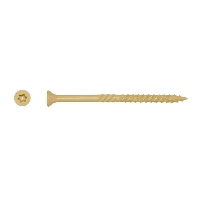 10 x 4 in. Screw Deck Star Drive, Tan - 0.95 - Walmart.com