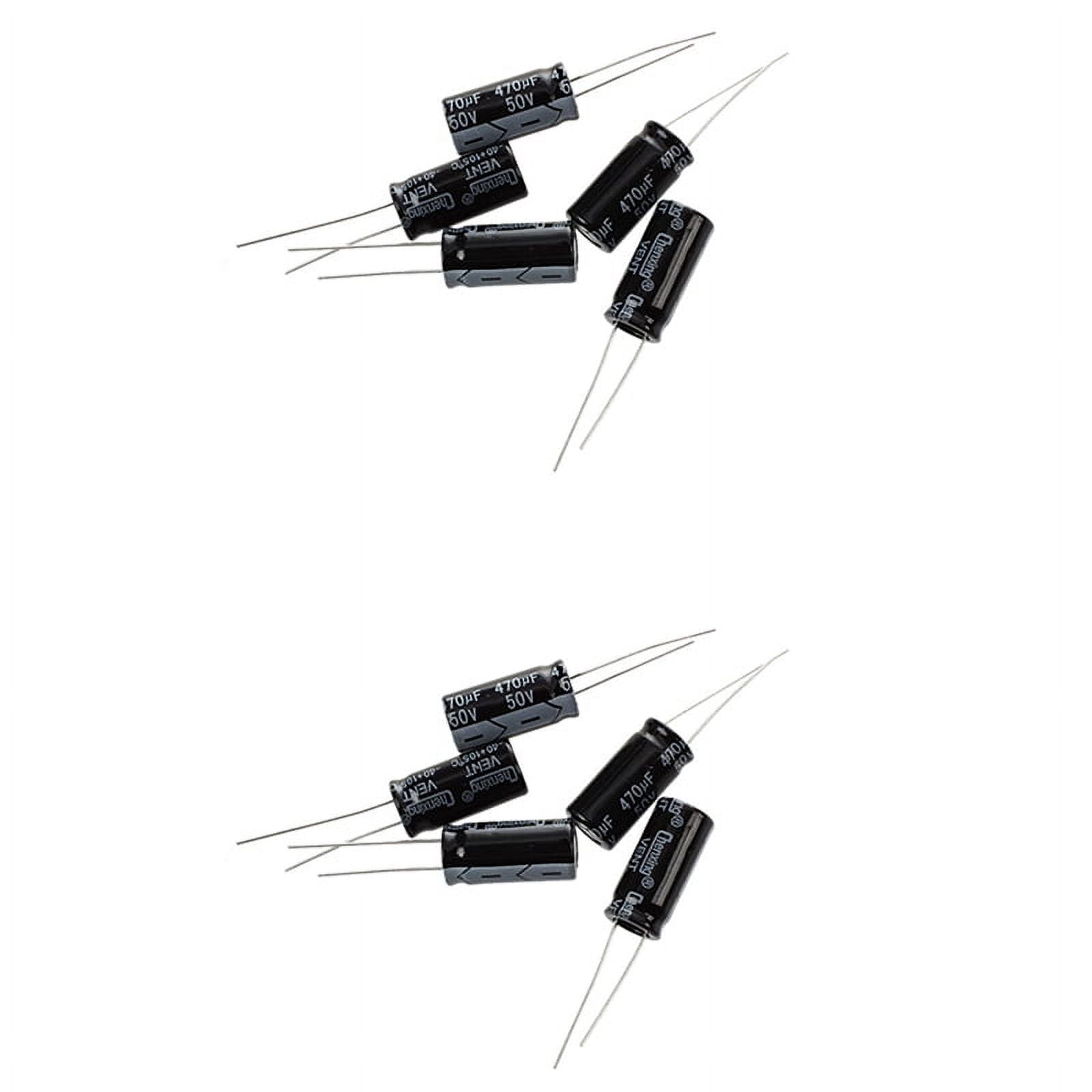 10 x 470UF 50V 105 Celsius Radial Electrolytic Capacitor 10X20mm,10 x ...