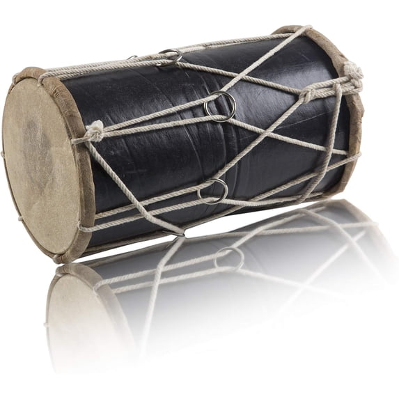 10 x 6 Inch Medium Handmade Wooden & Leather Classical Indian Folk ...