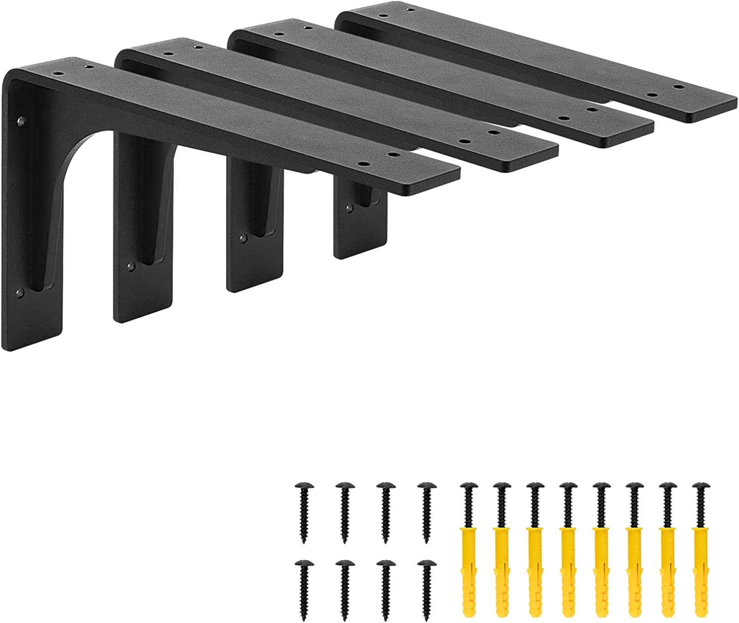 10"x 6"Shelf Brackets,L Shelf Brackets,max Load 300lbs, Vertical Angle ...