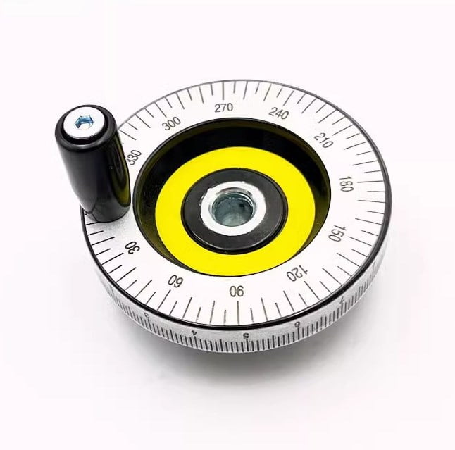 10 x 63mm/8 x 63mm/10 x 80mm Graduated Handwheel with Angle Scale ...