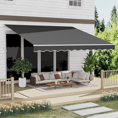 10' x 8' Awning for Patio, Sunsetter Retractable Awning Waterproof ...