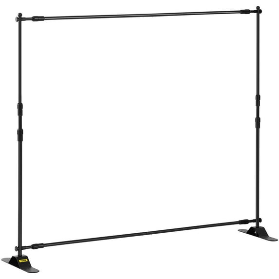 10 x 8 Ft Backdrop Banner Stand Adjustable Height and Width Newest Step ...