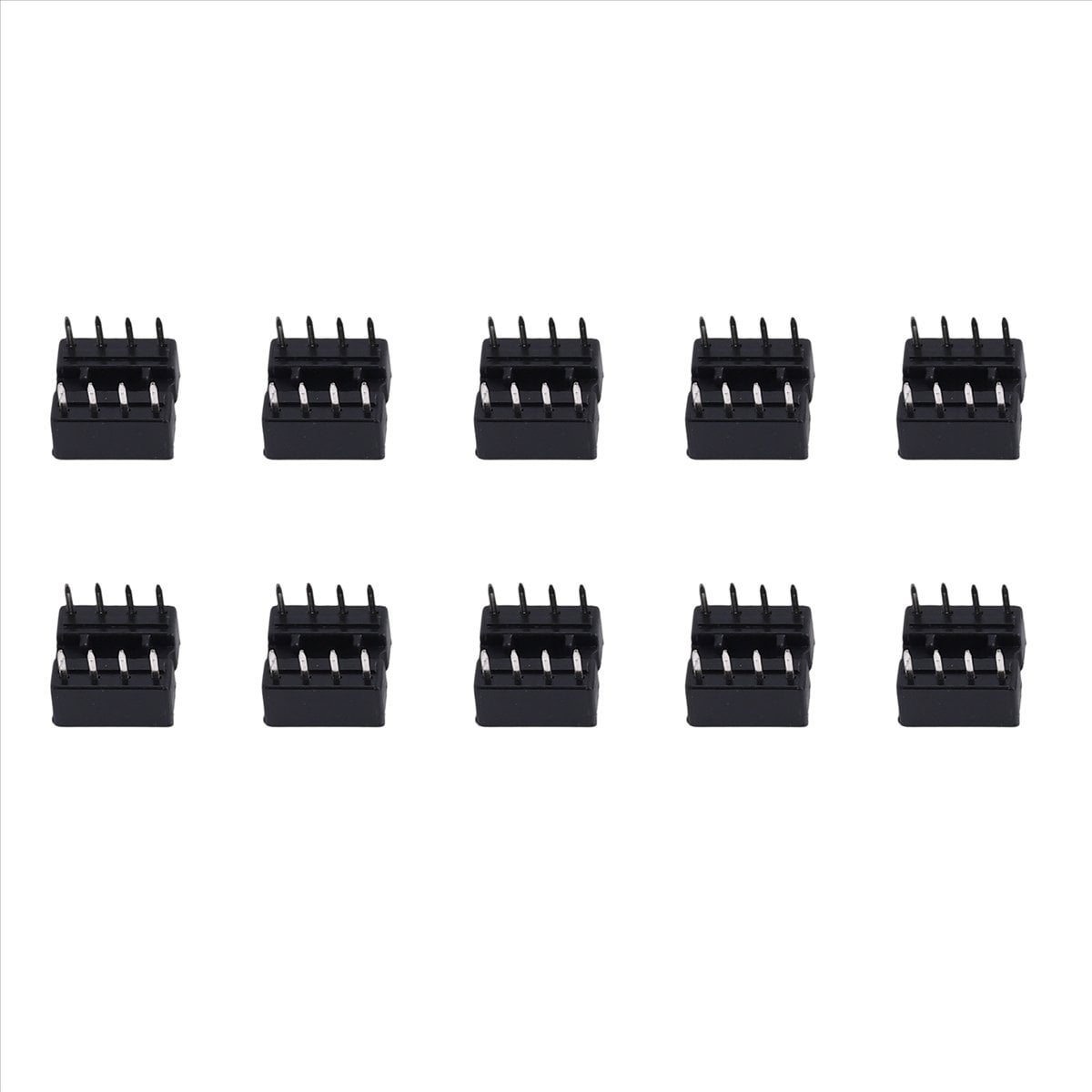 10 x 8 Pin DIP IC Sockets Adaptor Solder Type Socket - Walmart.com