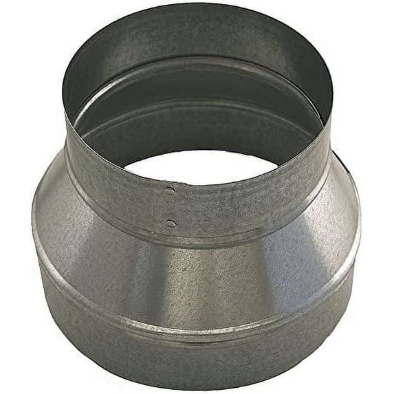 10" x 9" Round Reducer Duct Fitting, 26 ga.$$Plumbing & HVAC - Walmart.com