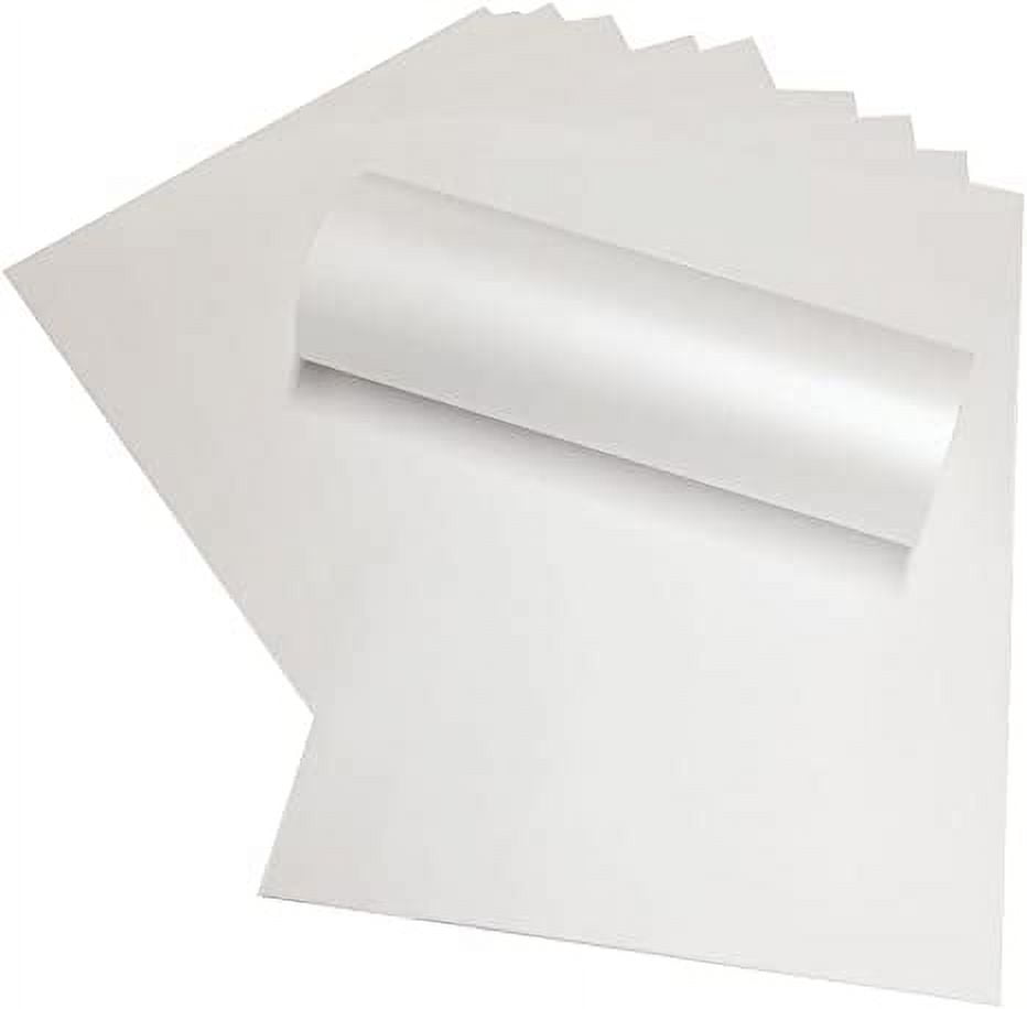10 x A4 Frost White Pearlescent Shimmer Paper 120gsm / 32lb bond Double ...