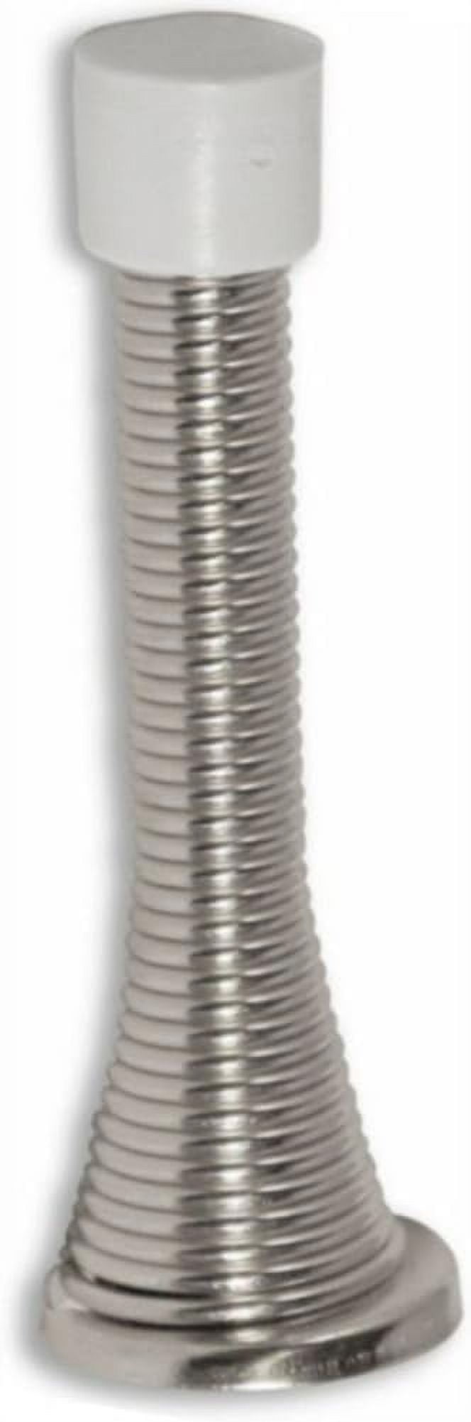10 x Chrome Silver Spring Door Stop Stops Stopper Doorstop Inc Fixings ...