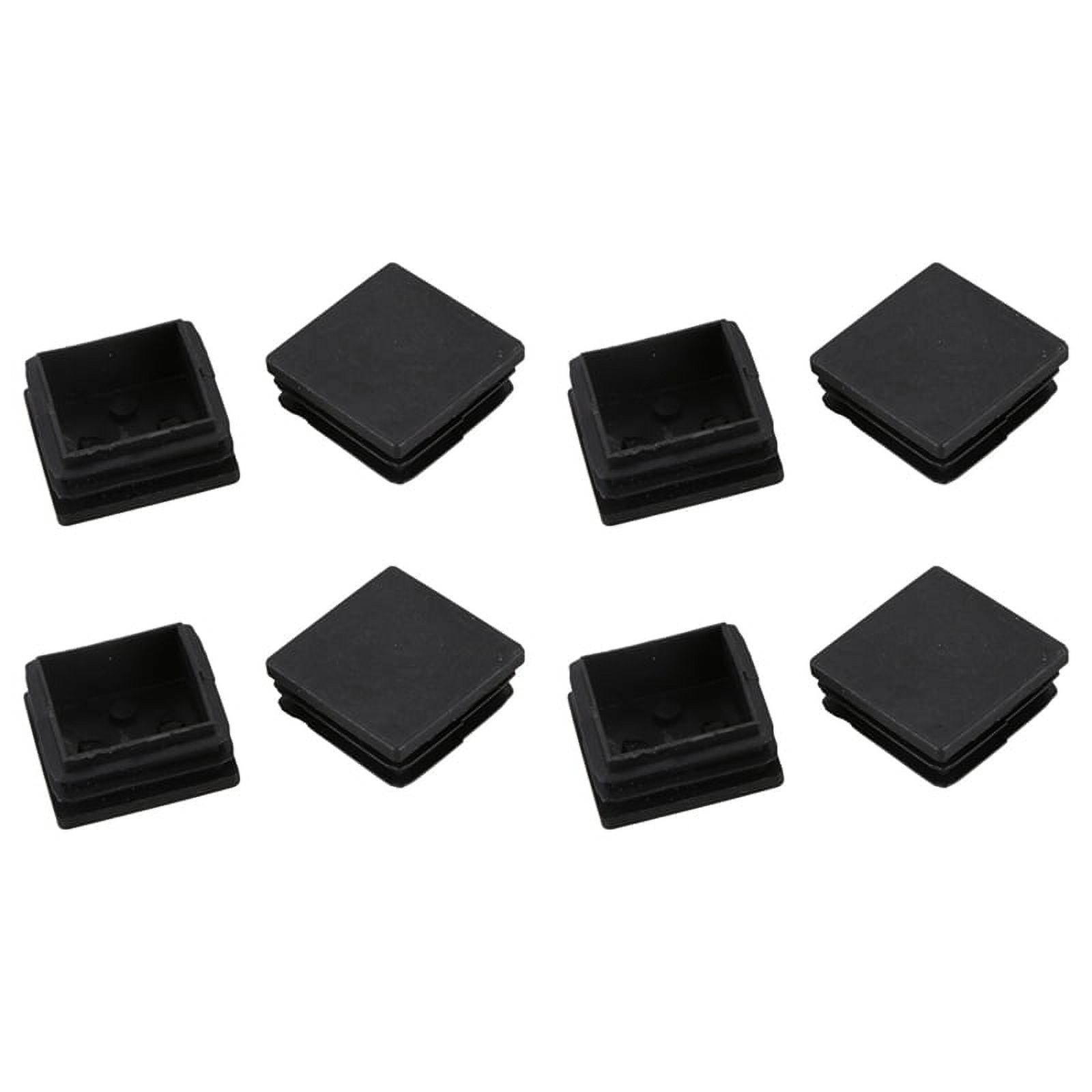 10 x Plastic Square Blanking End Cap Tubing Tube Inserts 38mm x 38mm ...