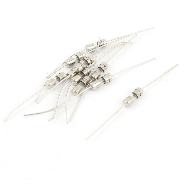 10 x Slow Blow Axial Glass Tube Fuse Fuses 3.6x10mm 3A 3Amps 250V ...