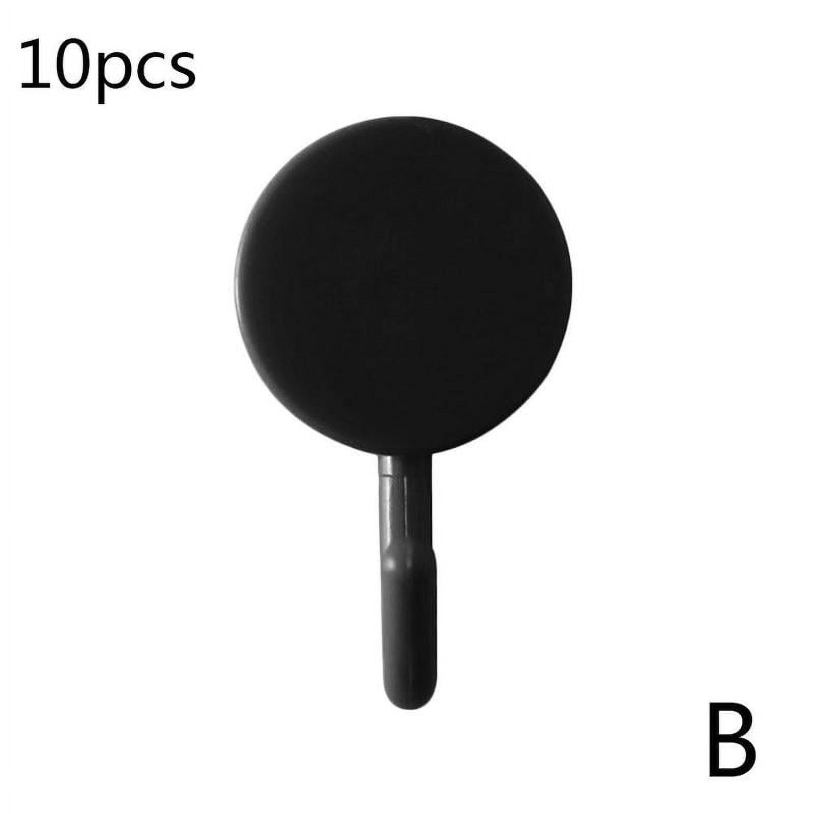 10 x Strong Self Adhesive Hooks Set Sticky Stick on Wall Hanger ...