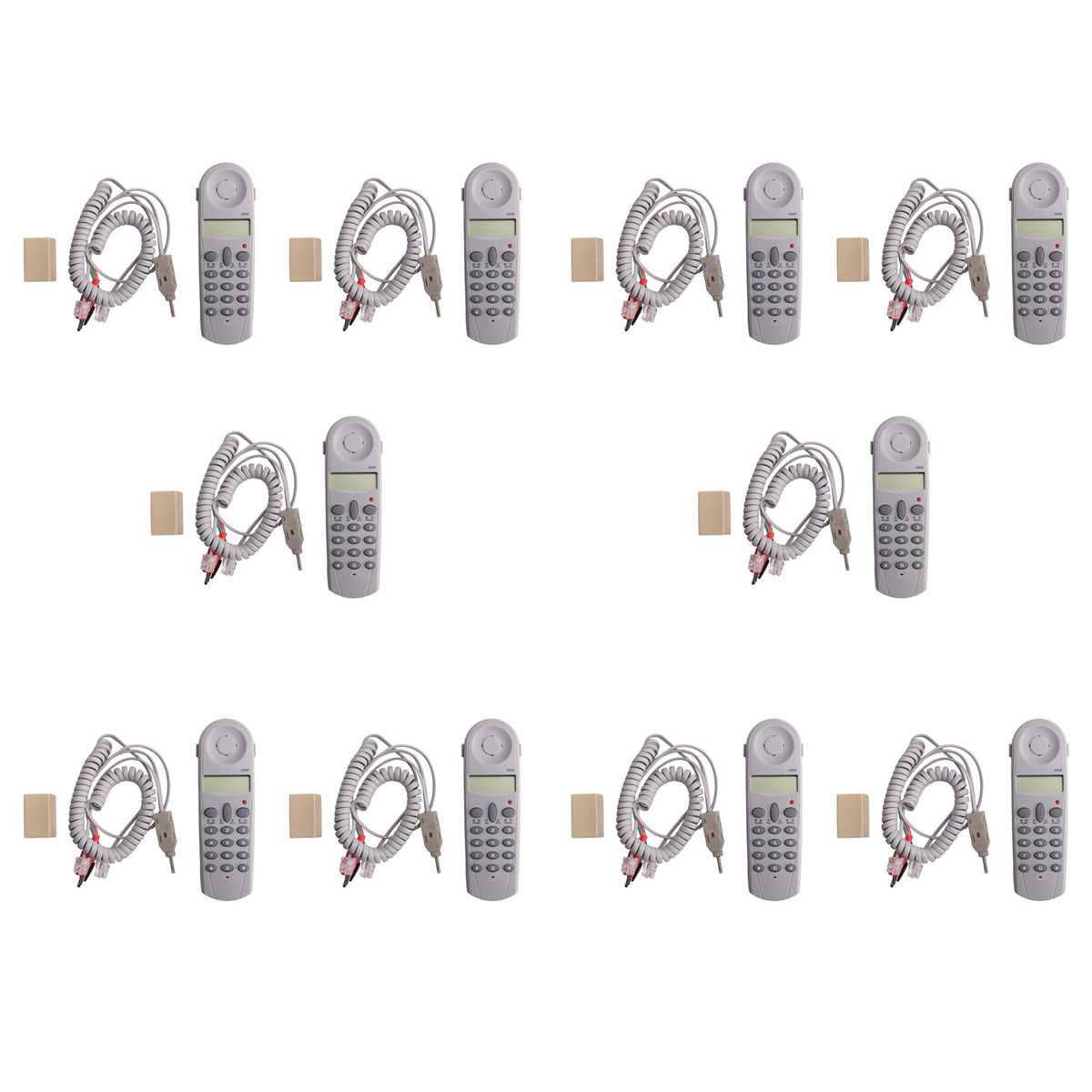 10 x Telephone tester 20 x Connector cables 10 x Joiner-Grey white ...