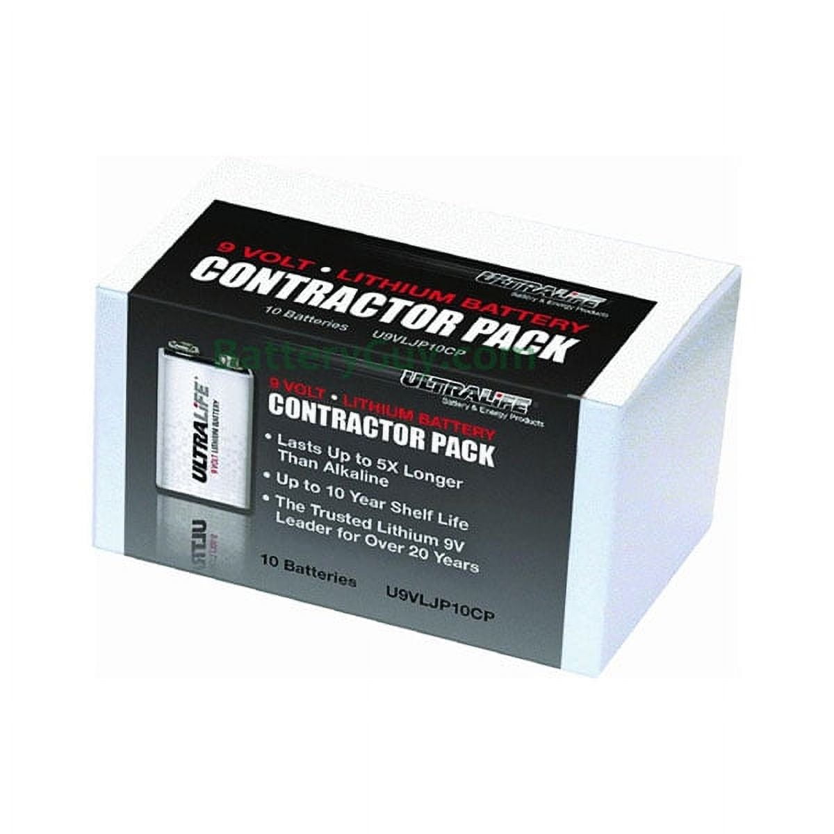 10 x U9VL-J Lithium Battery - Walmart.com