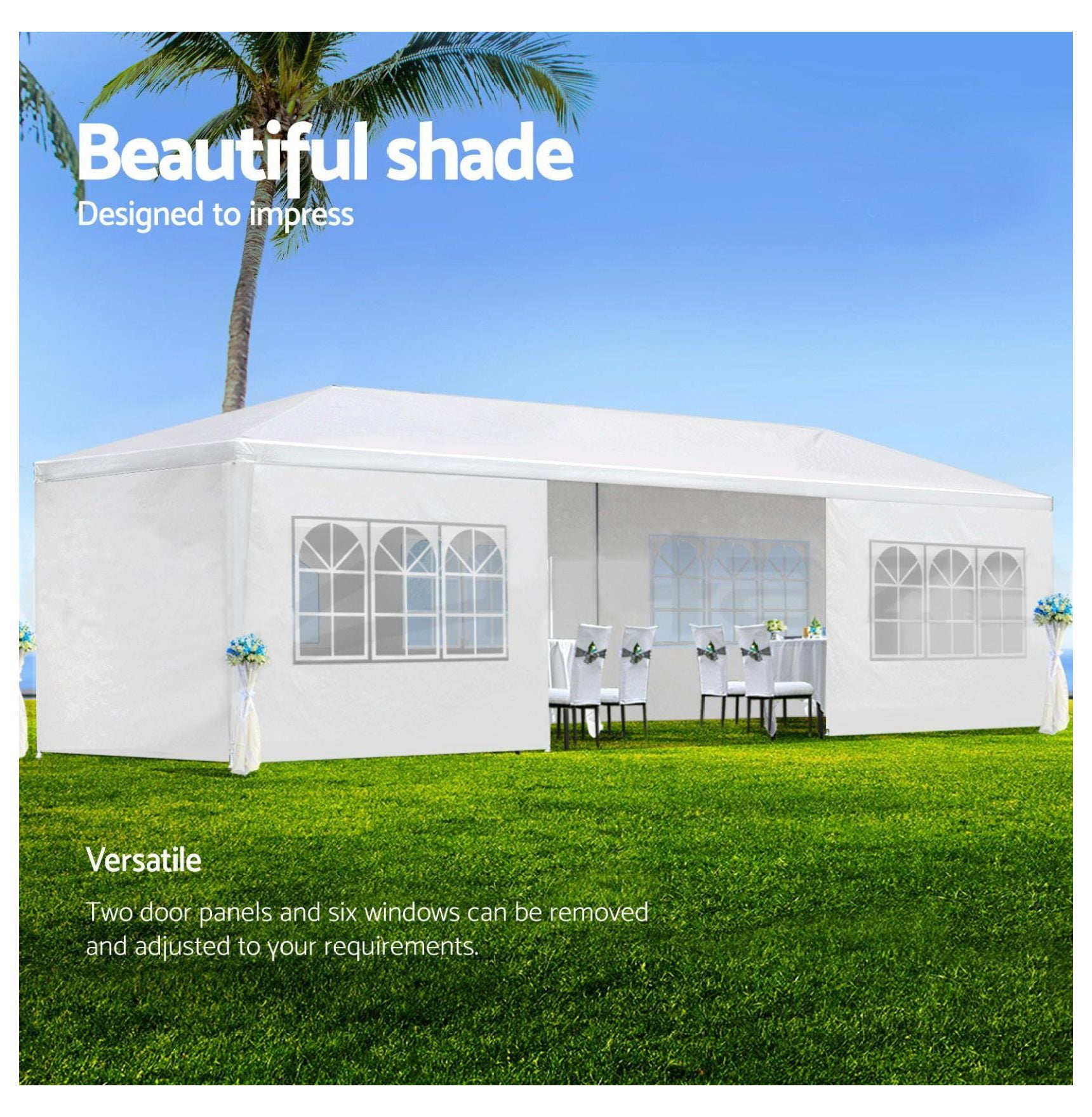 10'x10'20'30' Party Canopy Tent Outdoor Gazebo Heavy Duty Pavilion ...