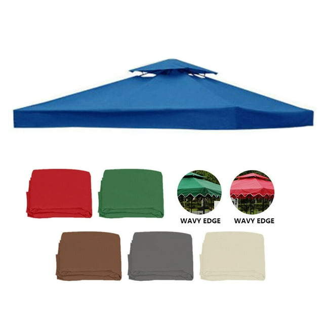 10'x10' Gazebo Waterproof Top Replacement for 1/2Tier Outdoor Canopy ...