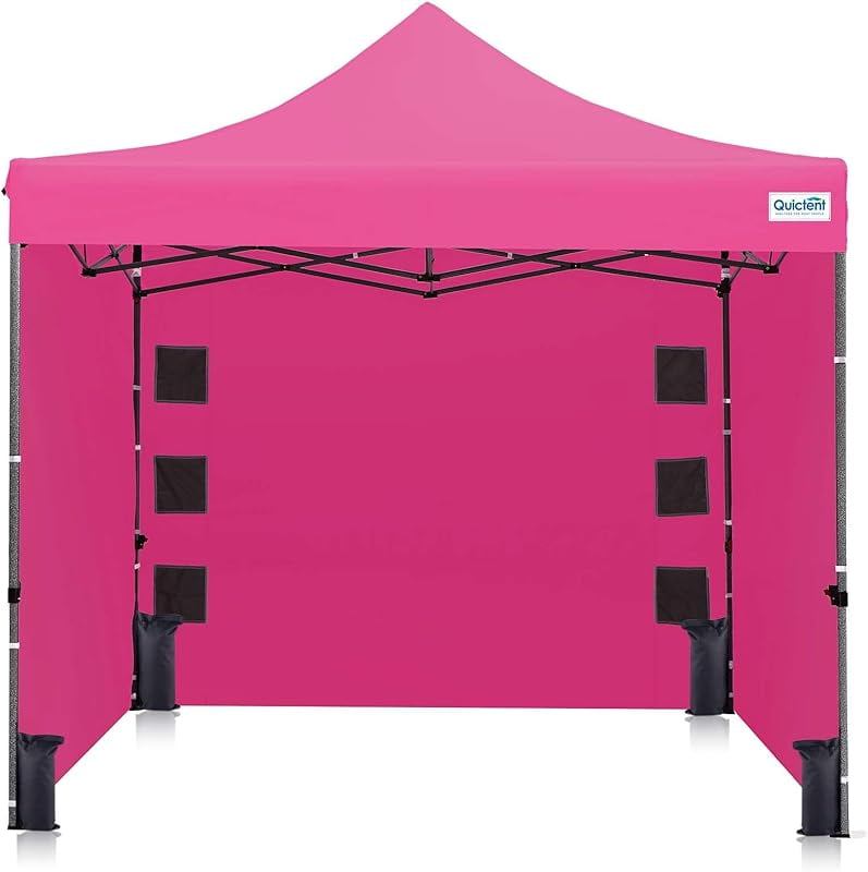 10'x10' Heavy Duty Pop up Canopy Tent with Sidewalls, Easy up Commercial Gazebo Canopies with ...