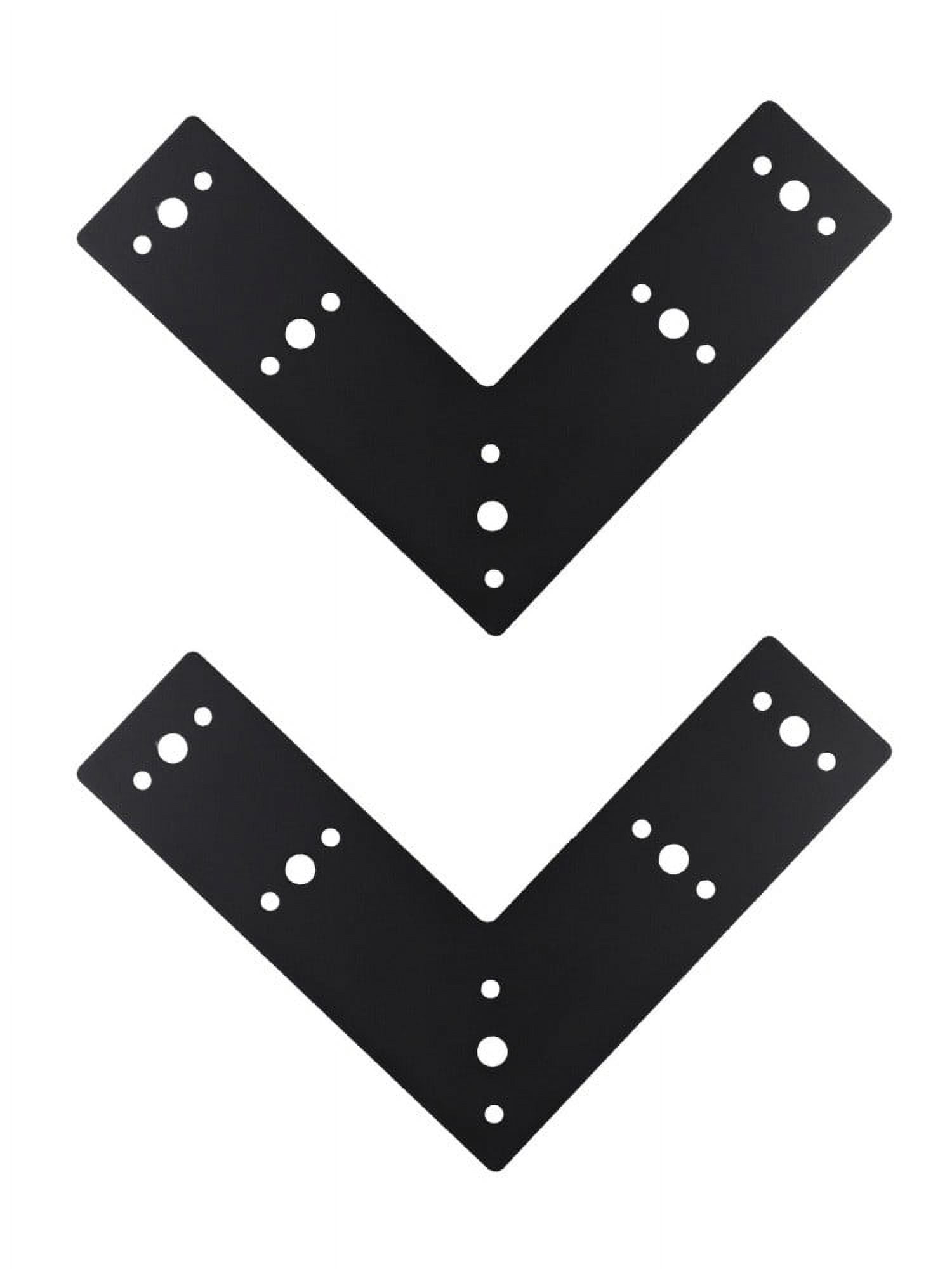 10"x10" L Shape Steel Flat Bracket (2 pc) with Coating as Mending Plate ...
