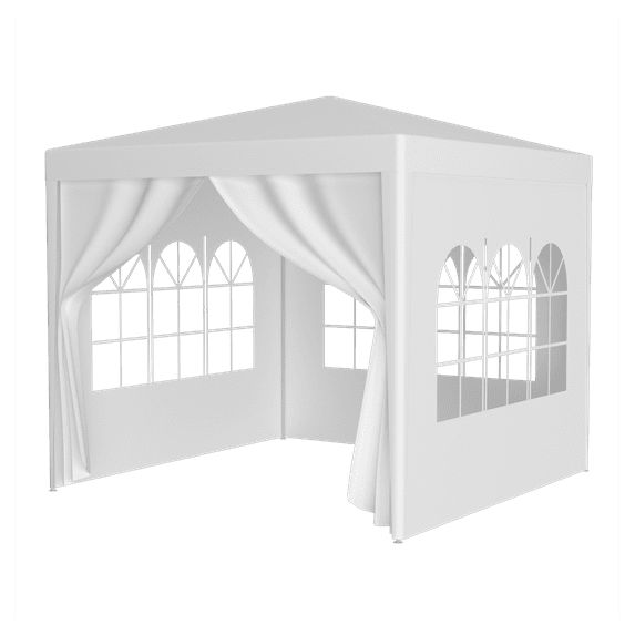 10'x10' Party Tent Outdoor Heavy Duty Gazebo Wedding Canopy + 4 ...