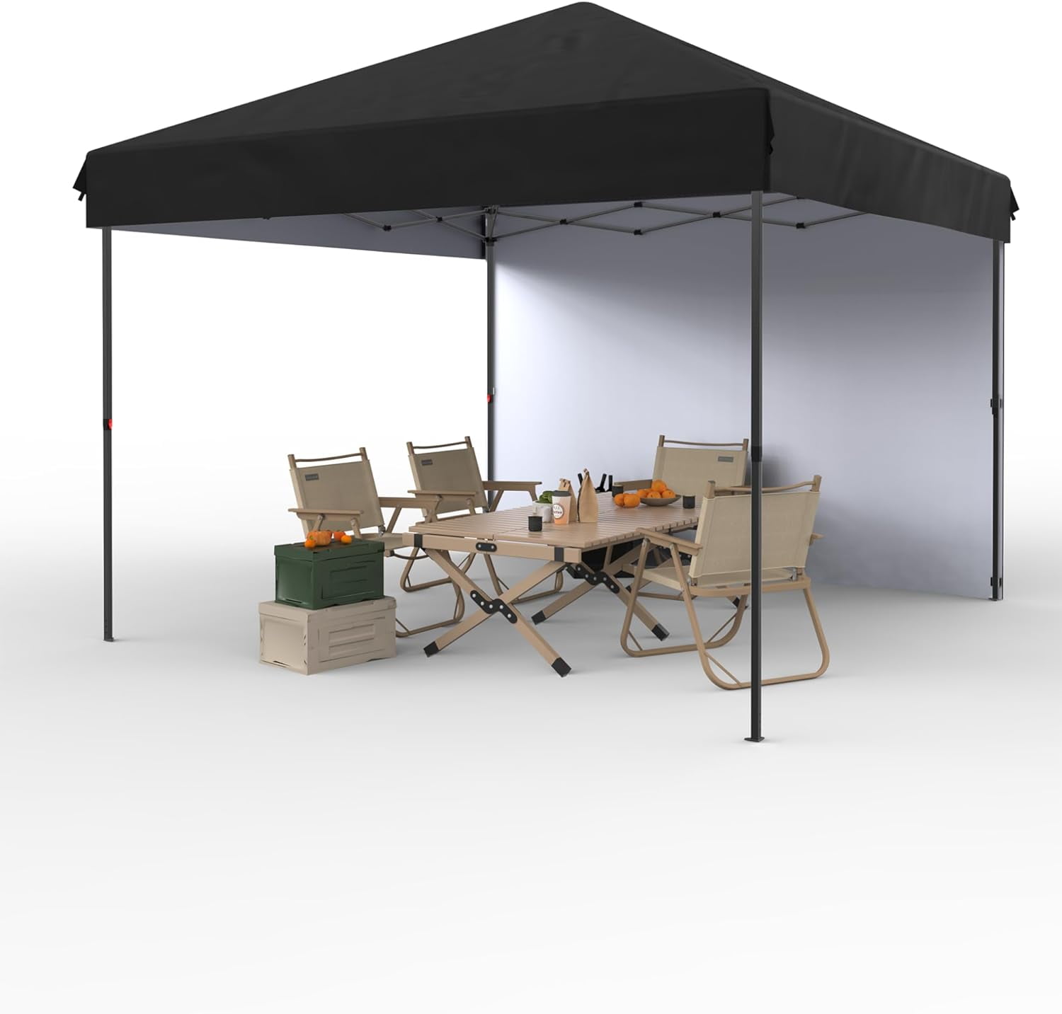 10'x10' Pop Up Canopy Tent, Instant Canopies Portable Gazebo with 1 ...